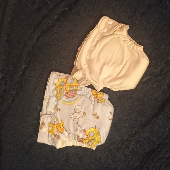 Bottoms | Vintage Cloth Diapers Set Of 2 | Poshmark